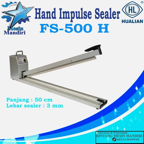 Jual Hand impulse sealer FS-500 mesin perekat plastik alumunium foil ...