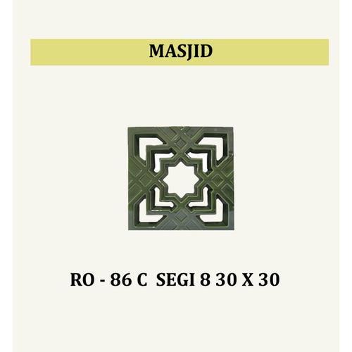 Jual Roster/Lubang Angin/Ventilasi Keramik ( Masjid 30cmx30cm Hijau ...
