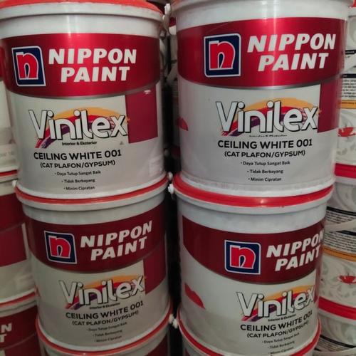 Jual Vinilex Ceiling White 001 @25KG X DULUX PENTALITE X AVITEX ONE ...