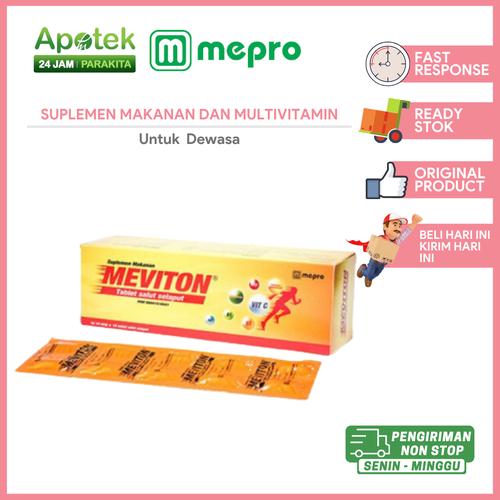 Jual Meviton / Meviton Tablet / Suplemen Makanan dan Multivitamin - 10 ...