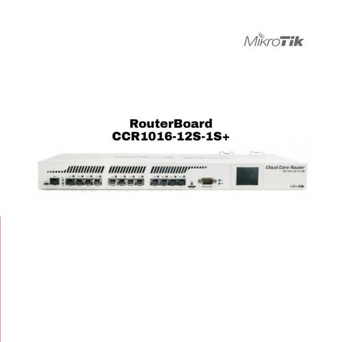Jual Routerboard CCR1016-12S-1S+[V2] Mikrotik Cloud Core Router - 1U ...