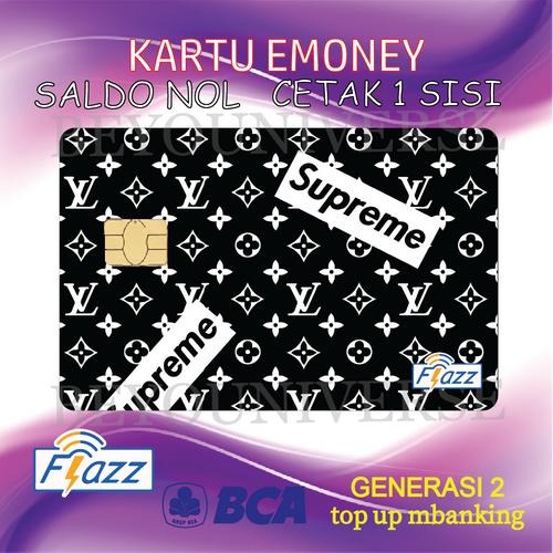 Jual Kartu FLAZZ BCA Gen 2 / Emoney Mandiri Design Supreme Logo Brand ...