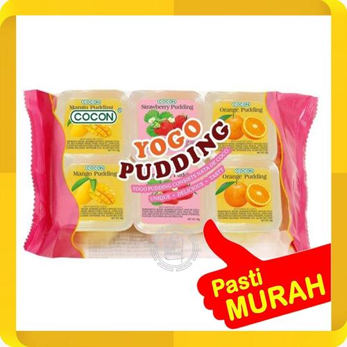 Jual COCON YOGO PUDDING MIX 6x35G KOKON YOGO PUDING ANEKA RASA 6CUP X ...