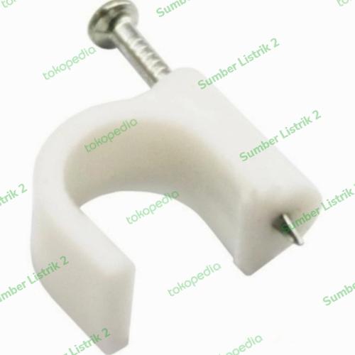 Jual klem pipa/klem kabel listrik/paku klem 20 mm beton (per pcs ...