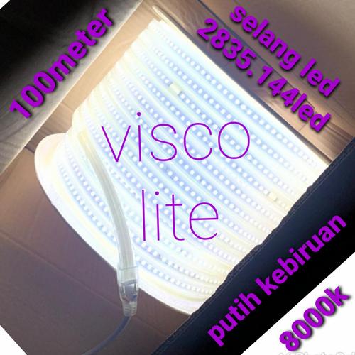Jual selang led putih kebiruan 8000k 2835 strip light drop ceiling ...