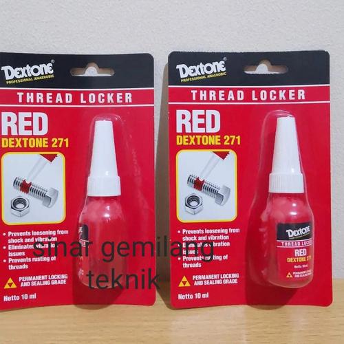 Jual LEM BAUT DAN MUR DEXTONE 271 THREAD LOCKER RED - Kota Medan ...