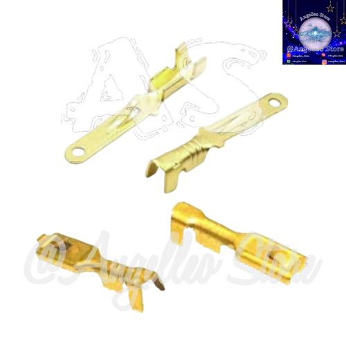 Jual Skun Gepeng~Skun Kabel~Terminal Kabel~Skun Mini~Kuningan~1Set ...