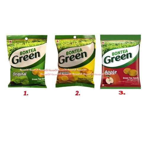 Jual Bontea Green Lemon Green Tea Original Candy With Splash 50pcs ...