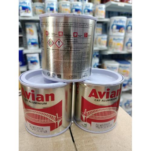 Jual 200ml Alumunium Cat Synthetic Besi Kayu AVIAN PAINT - Kab ...