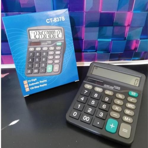 Jual KALKULATOR CHECK & CORRECT CT-837S 12 Digit - Calculator Meja ...