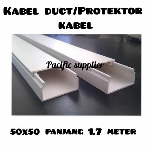 Jual Cable Duct 50x50 1.7meter/Kabel Duct/Trunking/Wiring Duct 50x50 1. ...