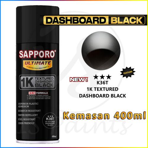 Jual Cat Aerosol Sapporo Ultimate K36T (1K Textured Dashboard Black) @400cc - Jakarta Barat - IS ...