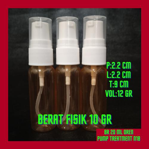 Promo BOTOL 20 ML OREN PUMP TREATMENT N18 - Hitam - Jakarta Barat ...