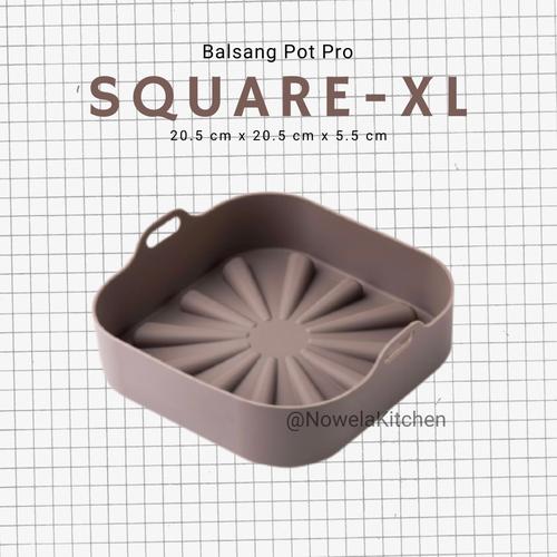 Jual BALSANG POT SQUARE - Silicone Air Fryer Pot / Airfryer Silicon Pot ...