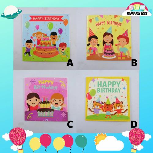 Jual Kartu Ucapan Ulang Tahun / Happy Birthday Anak Anak - Jakarta ...