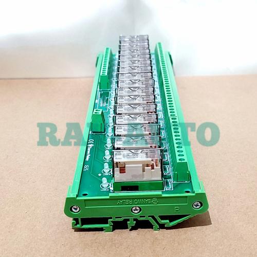 Jual Module Relay 16 Channel 24DC for Output Transistor PLC w/Led ...