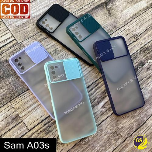 Jual SAMSUNG A03S A03 S 2021 REAL SLIDE CASE PROTECTION CAMERA MATTE ...