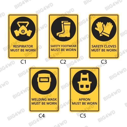 Jual STICKER INDUSTRIAL SIGN STIKER AREA INDUSTRI / PABRIK / KONSTRUKSI ...