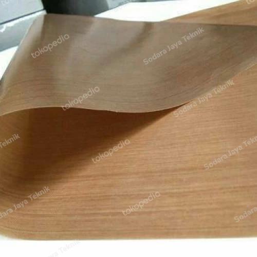 Jual kain teflon tahan panas / isolasi tahan panas 0,13mm x 100cm x ...