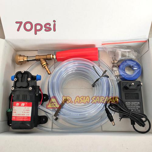 Jual [70 Psi] Paket Mini Steam Cuci Motor DC 12v 2A Set / Mesin Stim ...