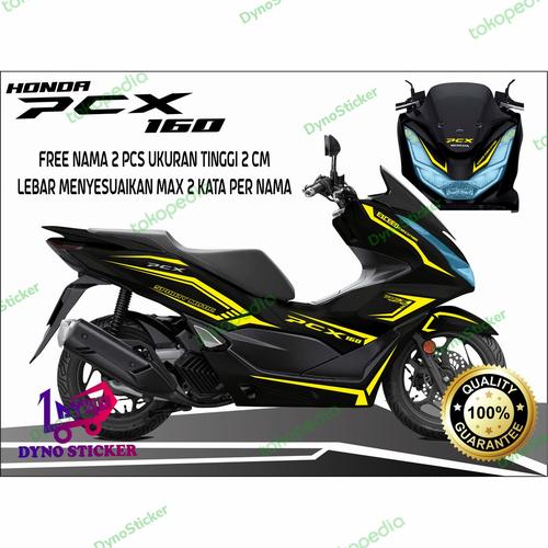 Jual Stiker PCX 160 New Cutting sticker PCX Striping pcx 160 - Biru ...