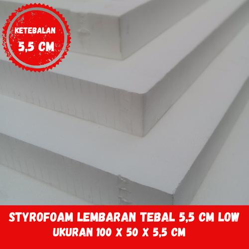 Jual styrofoam lembaran 5,5 cm low / lembaran styrofoam 5,5 cm low ...
