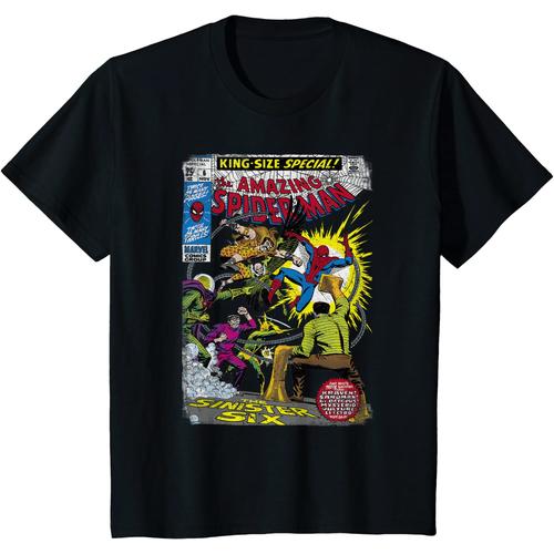 Jual Baju anak Spider-Man Sinister Six Comic T-Shirt - Putih, XXL - Kab ...