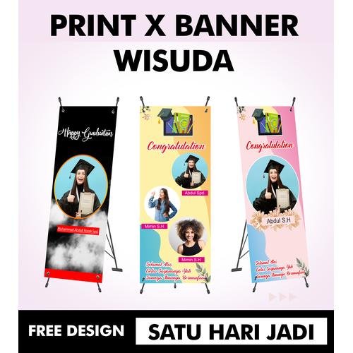 Jual X BANNER WISUDA | X BANNER WISUDA HIGH RESOLUTION |GRATIS DESIGN ...
