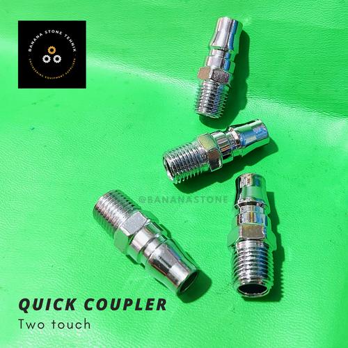 Jual PM20 PM-20 Quick Coupler Connector kompresor Drat Male 1/4 " KD35 ...