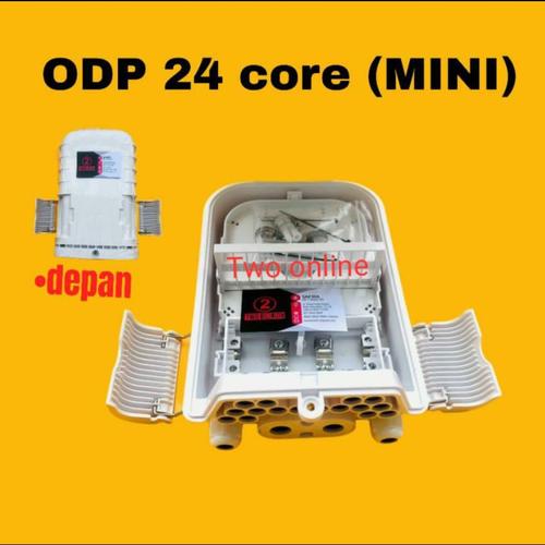 Jual odp 24core mini kosongan ODP 24 core OTB ODF FIBER OPTIC FO ...
