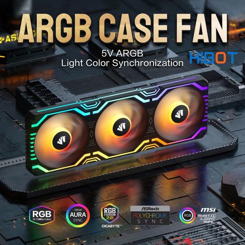 Jual ARGB Matrix Case Fan 360mm (3x120mm) - Unibody - Asia Horse ...
