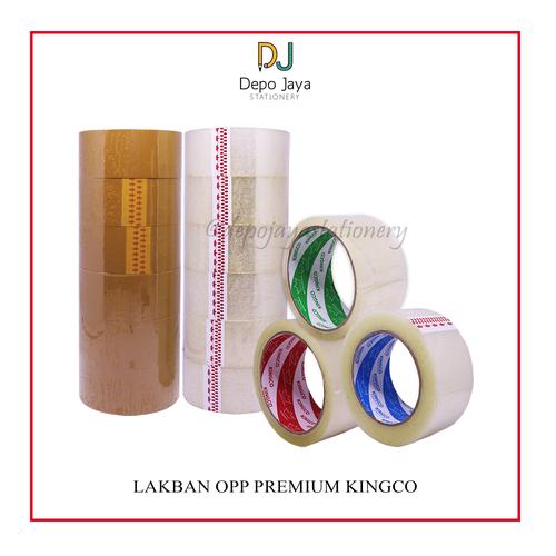 Jual OPP / Lakban Bening 60 yard / 72 yard/ 90 yard MEREK KINGCO - CORE ...