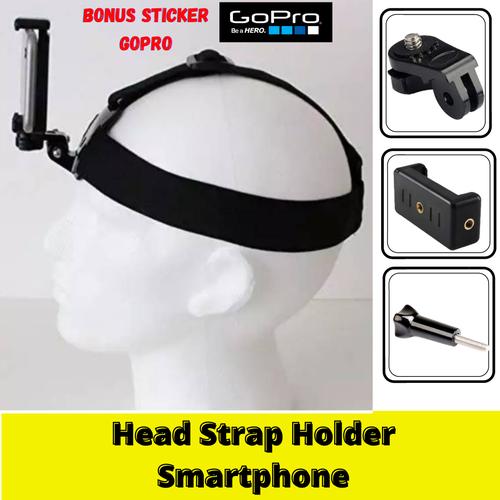 Jual Head Strap Hp Strap Kepala Smartphone Motovlog - HEAD HOLDER ...