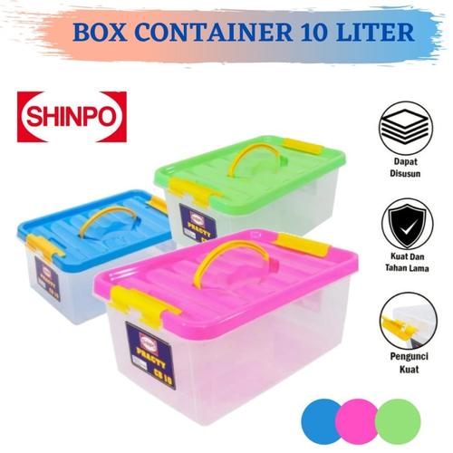 Jual Box Container 10 Liter Dengan Handle Merk Shinpo SIP 129 - CB 10 ...