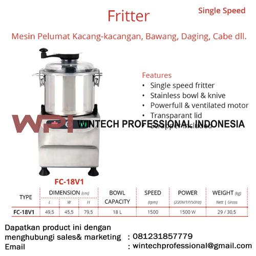 Jual Getra LFC-18V1 Fritter Mesin Pelumat Kacang Bawang Daging dan Cabe ...