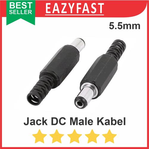Jual Soket DC 2.1x5.5mm Male Jantan DIP Kabel Power Plug In Jack ...