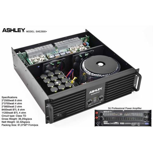 Jual Power Ashley SAE 2500 SAE2500 Original TD Class Amplifier ...