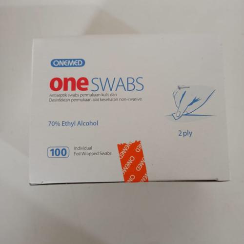 Jual ALKOHOL SWAB ONESWABS-TISU JARI-TISU ANTISEPTIK ISI 100 - Jakarta ...