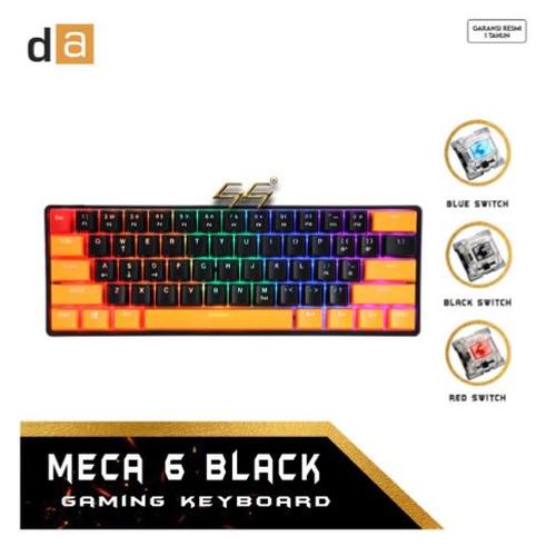 Jual Keyboard digital alliance da wired mechanical 60% 61 key meca 6 ...