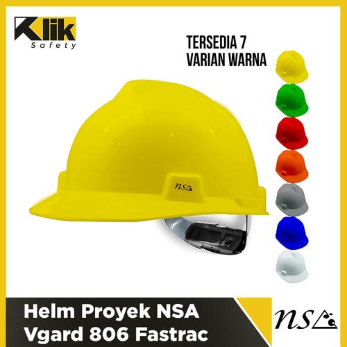 Jual Topi Helm Proyek Helm Safety NSA Vgard 806 Fastrac 10pcs ...