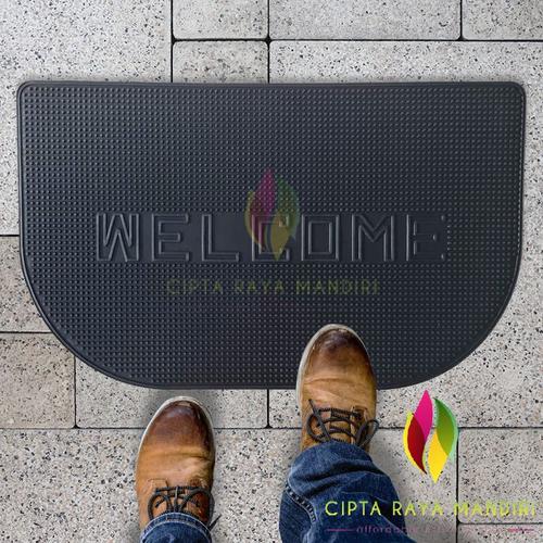 Jual Keset Karpet Karet Anti Slip Welcome Oval 45x75cm - Jakarta Barat ...