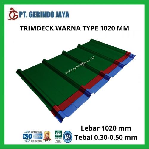 Jual ATAP TRIMDEK WARNA LEBAR 1020 MM TEBAL 0.30 - Jakarta Barat ...