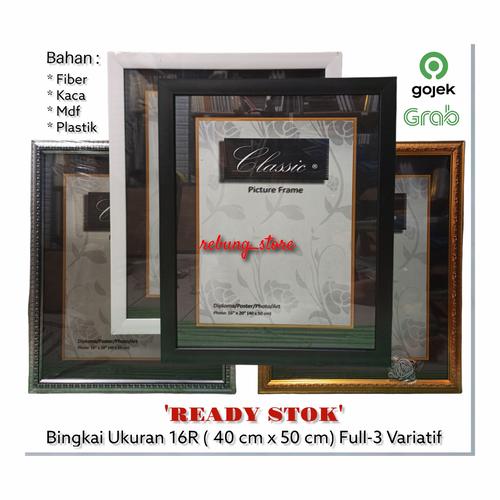 Jual Bingkai / Frame / Pigura Foto 16 R (40 Cm x 50 Cm) Full Variasi ...