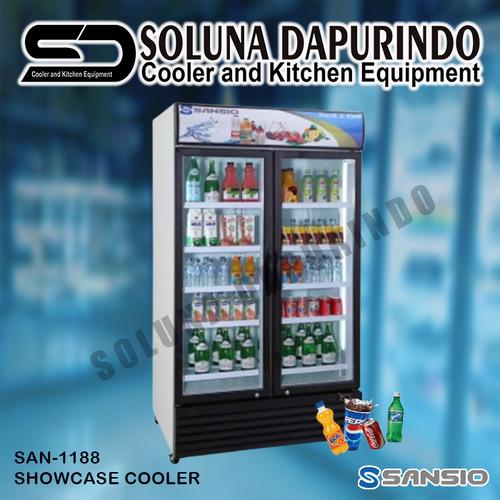 Jual SANSIO Showcase Cooler SAN-1188 / SAN1188 / SAN 1188 - Kota ...