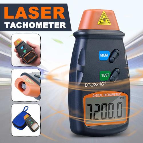 Jual Alat Ukur Kecepatan Putaran. Digital Laser Infrared Tachometer RPM ...