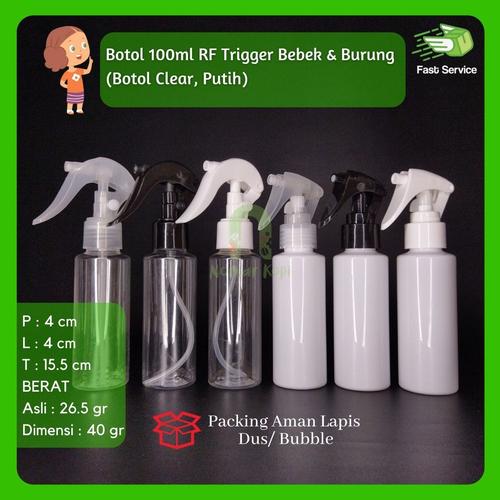 Promo BOTOL 100ML RF CLEAR TRIGGER BURUNG PET TEBAL SANITIZER ...