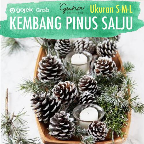 Jual Bunga Pinus Salju Putih - Kembang Pinus Salju - Dekorasi Natal ...
