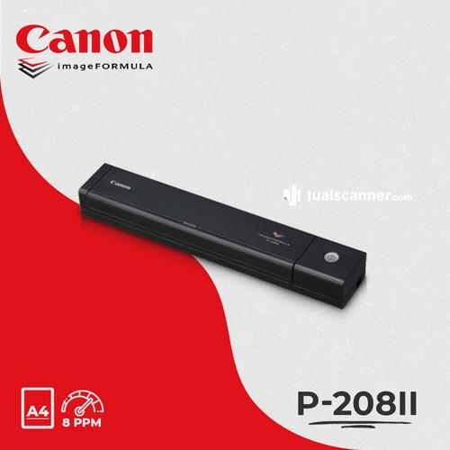Jual Scanner Canon P 208 II - A4/Legal/Folio/F4 - 8 Lembar/Menit - ADF ...