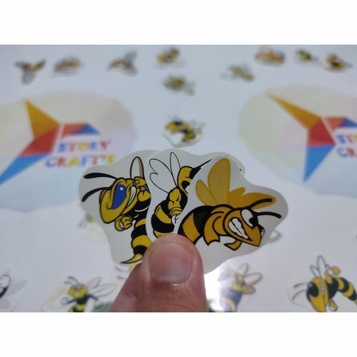 Jual Sticker Aestetic/Tumblr Animasi Lebah Honey Kawai Bahan Glosy ...