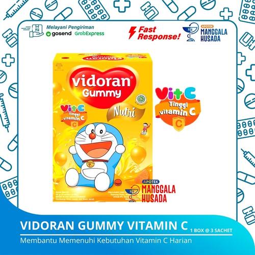 Jual VIDORAN GUMMY RASA JERUK 1 BOX @ 3 SACHET - Kota Palembang ...